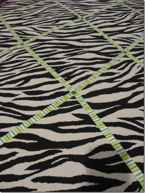 A Zebra Bulletin Board - Southern Hospitality